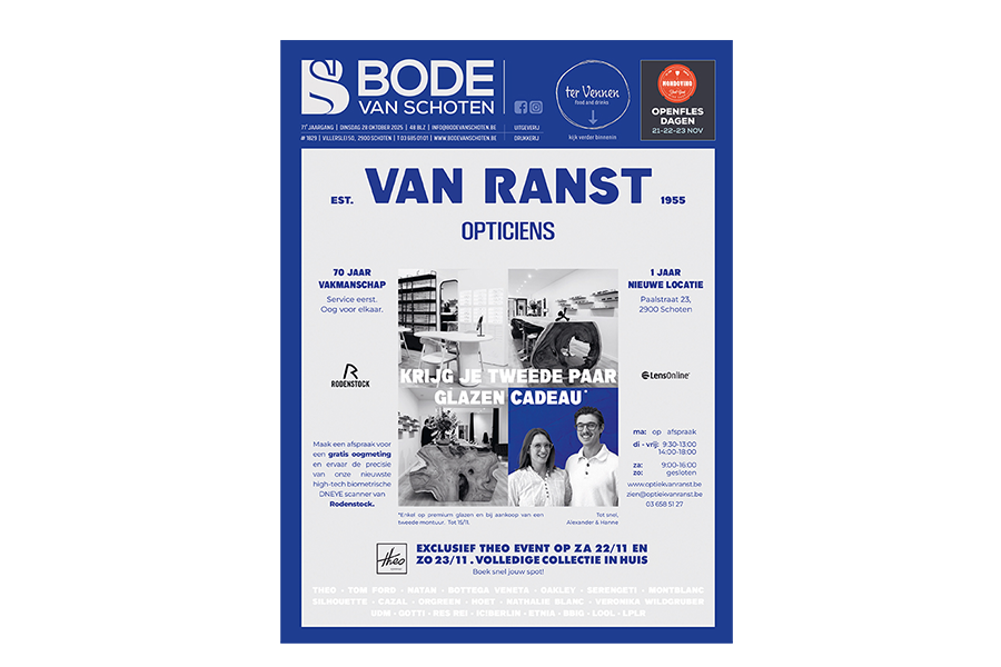 Bode van Schoten ed1829 28/10/2025 - Bode van Schoten